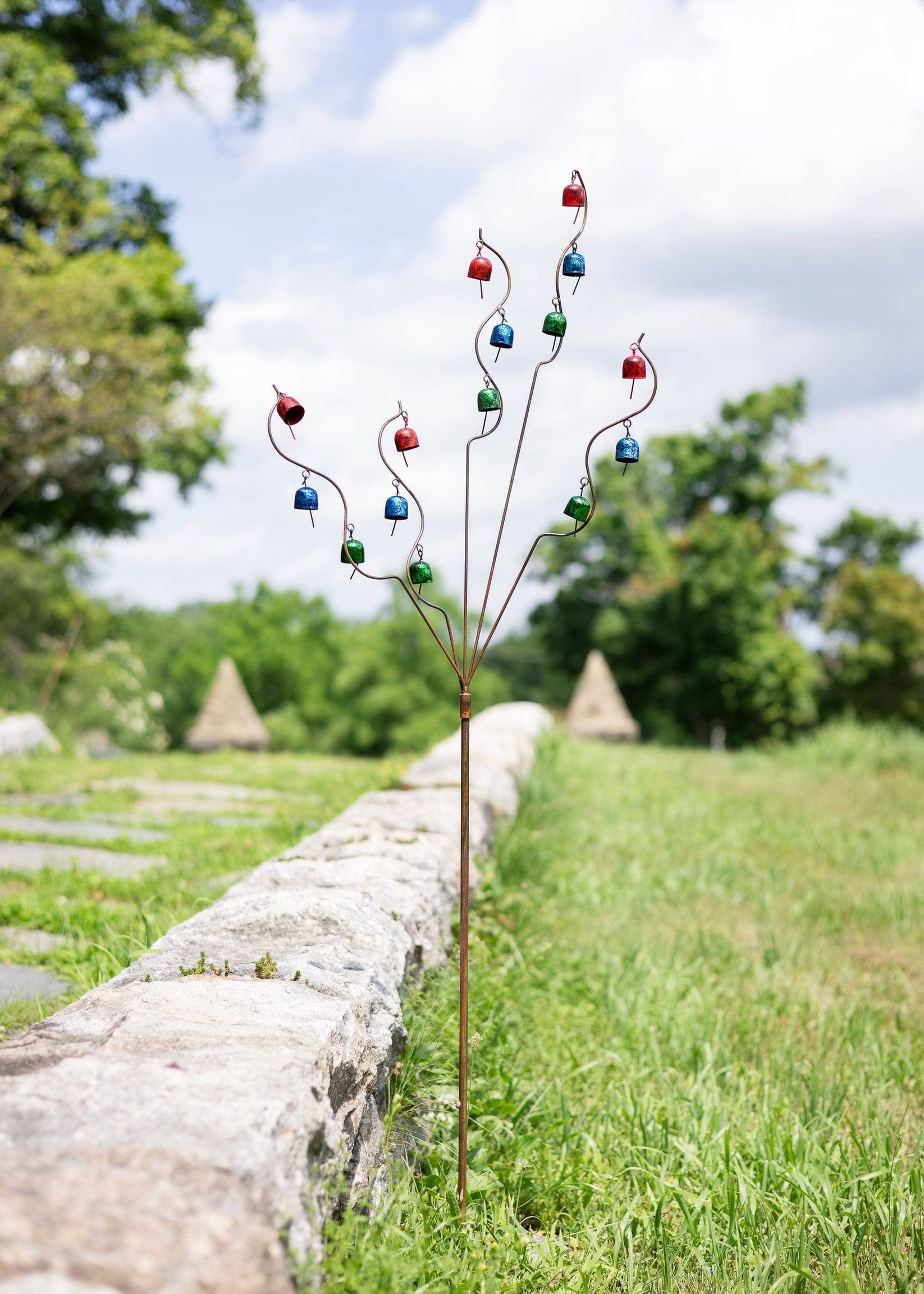 Garden Stake - Bell Spiral Multicolor – Happy Gardens