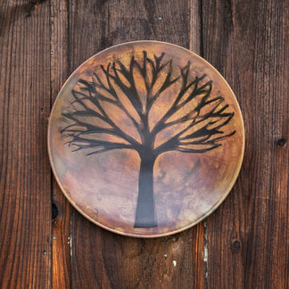 12" Flamed Tree Wall Disc – Happy Gardens