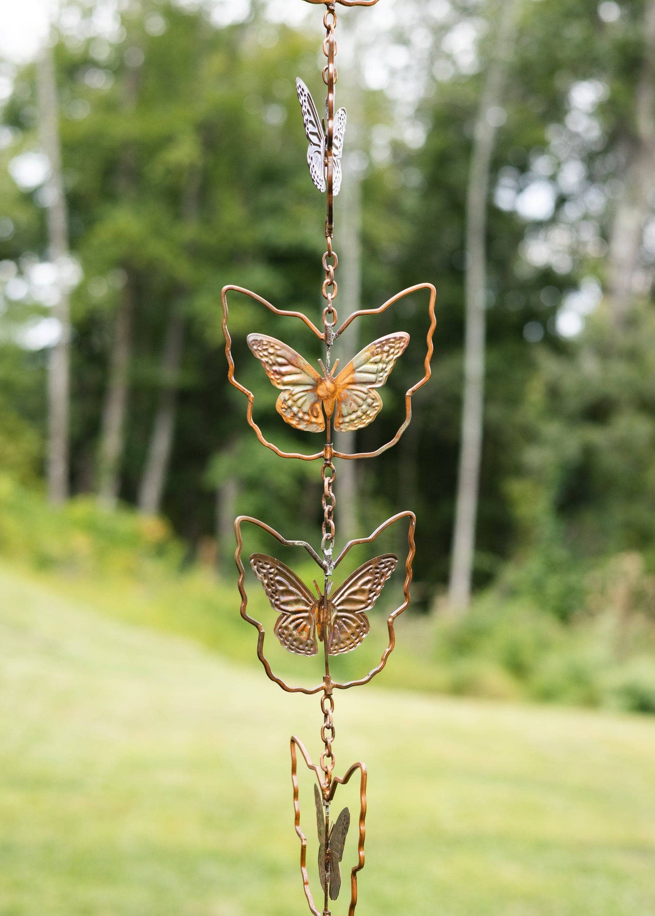 Flamed Butterfly Rain Chain – Happy Gardens