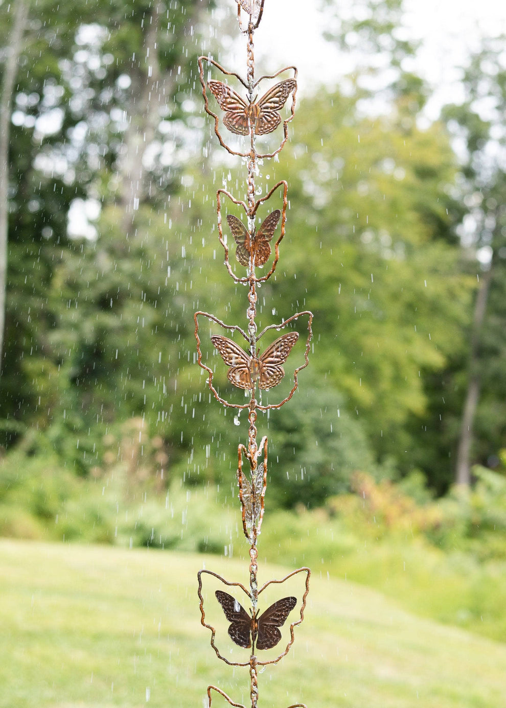 Flamed Butterfly Rain Chain – Happy Gardens