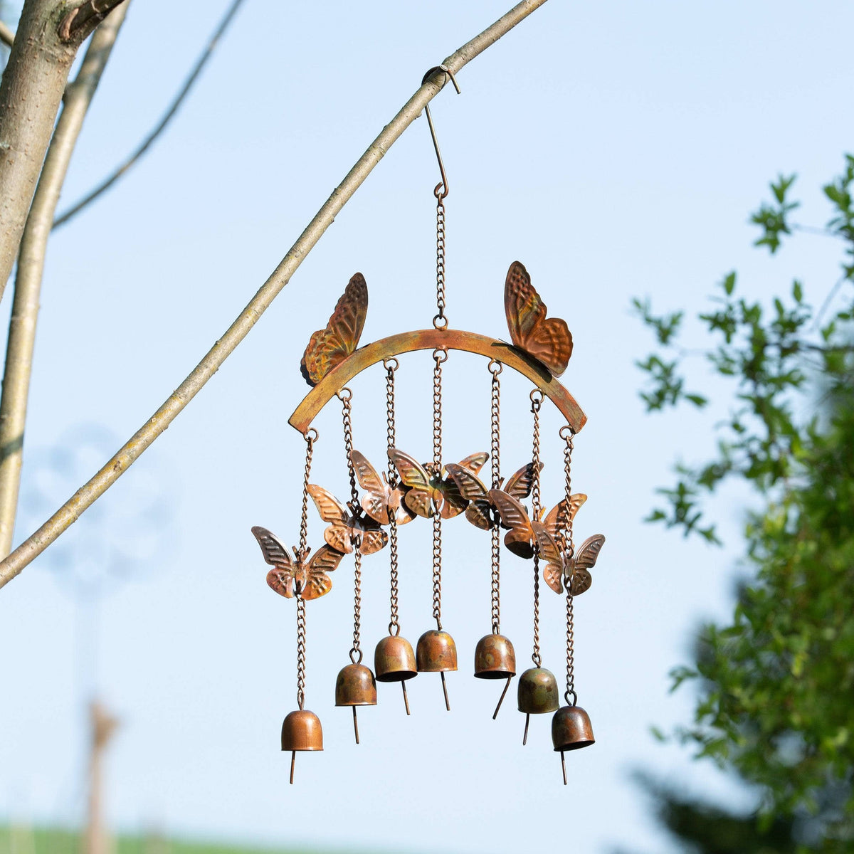 Butterflies on Arch Wind Chime