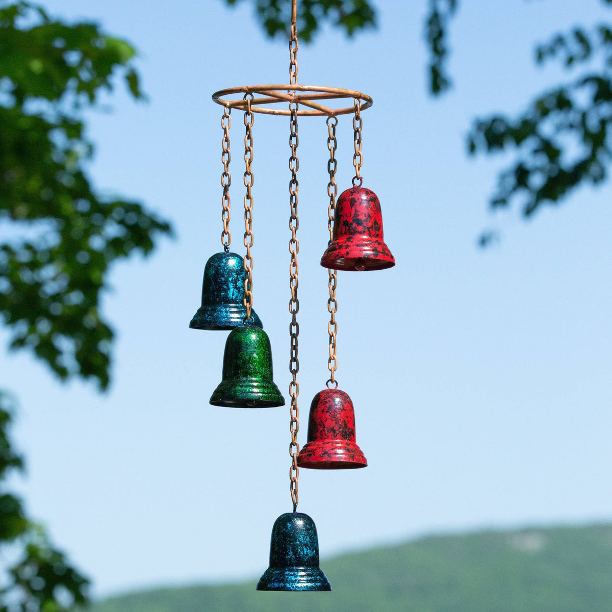 Temple Bells Multicolor Wind Chime