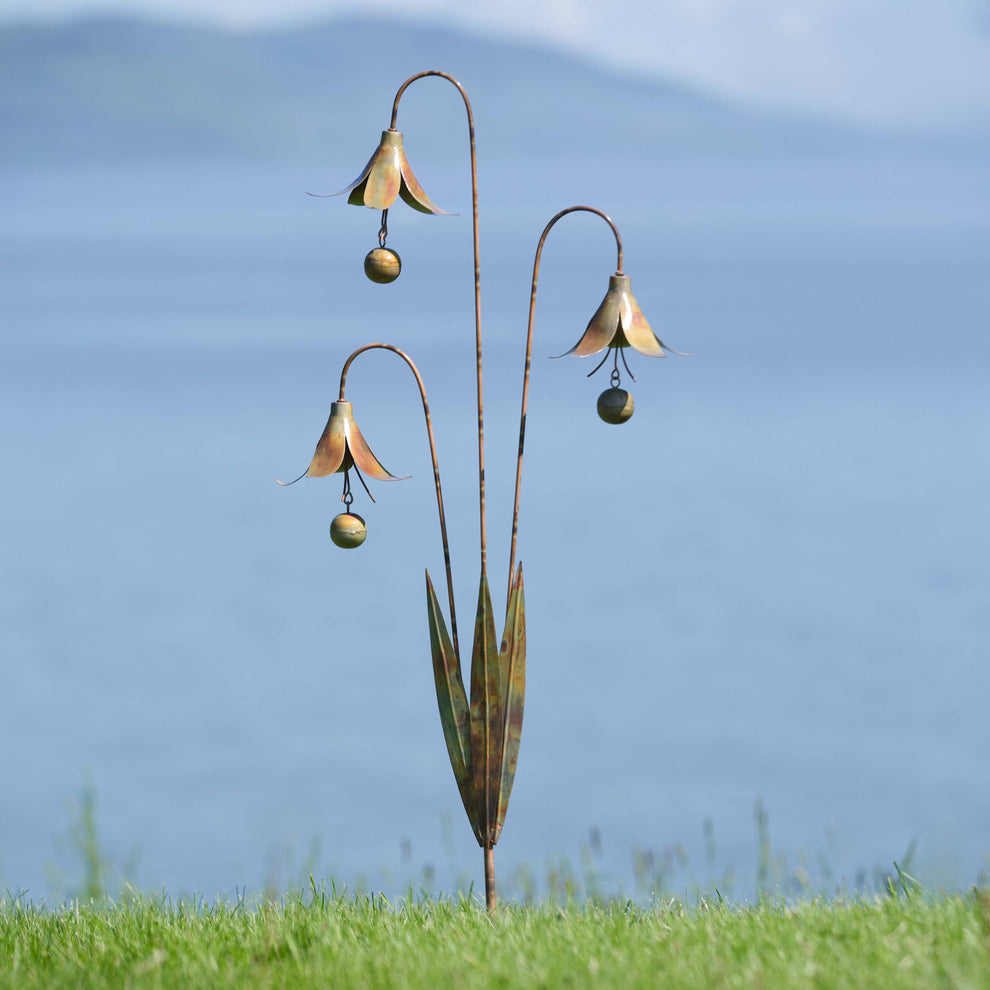 Triple Bluebells Garden Stake – Happy Gardens