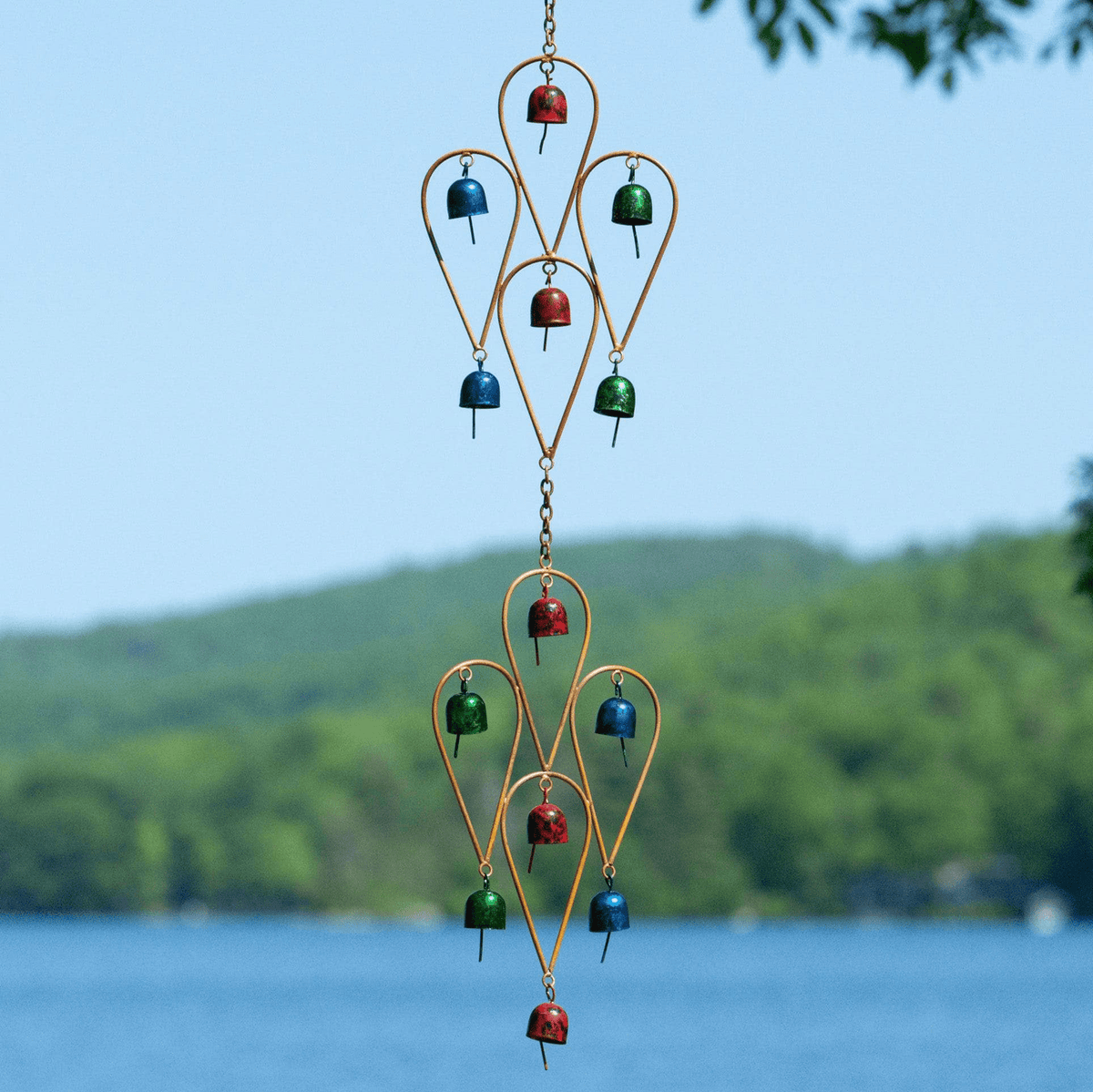 Triple Teardrop Multicolor Hanging Ornament