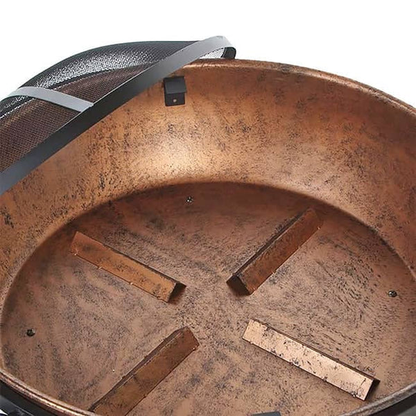 Fire Bowl - Steel For Outdoors With Screen – Happy Gardens