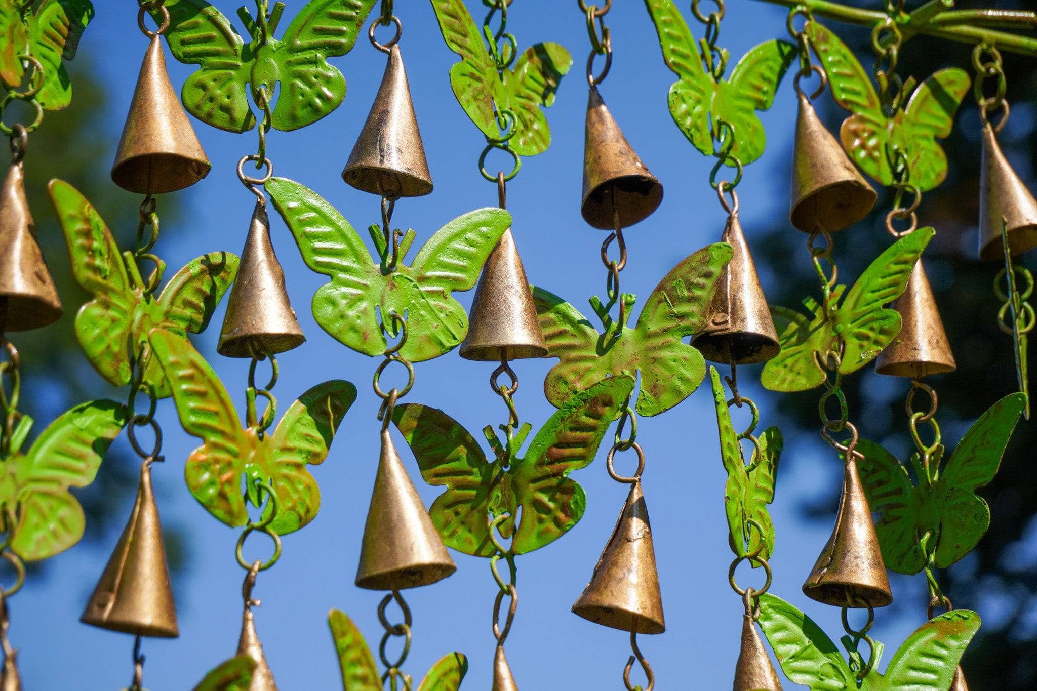 Shimmering Bells With Butterflies