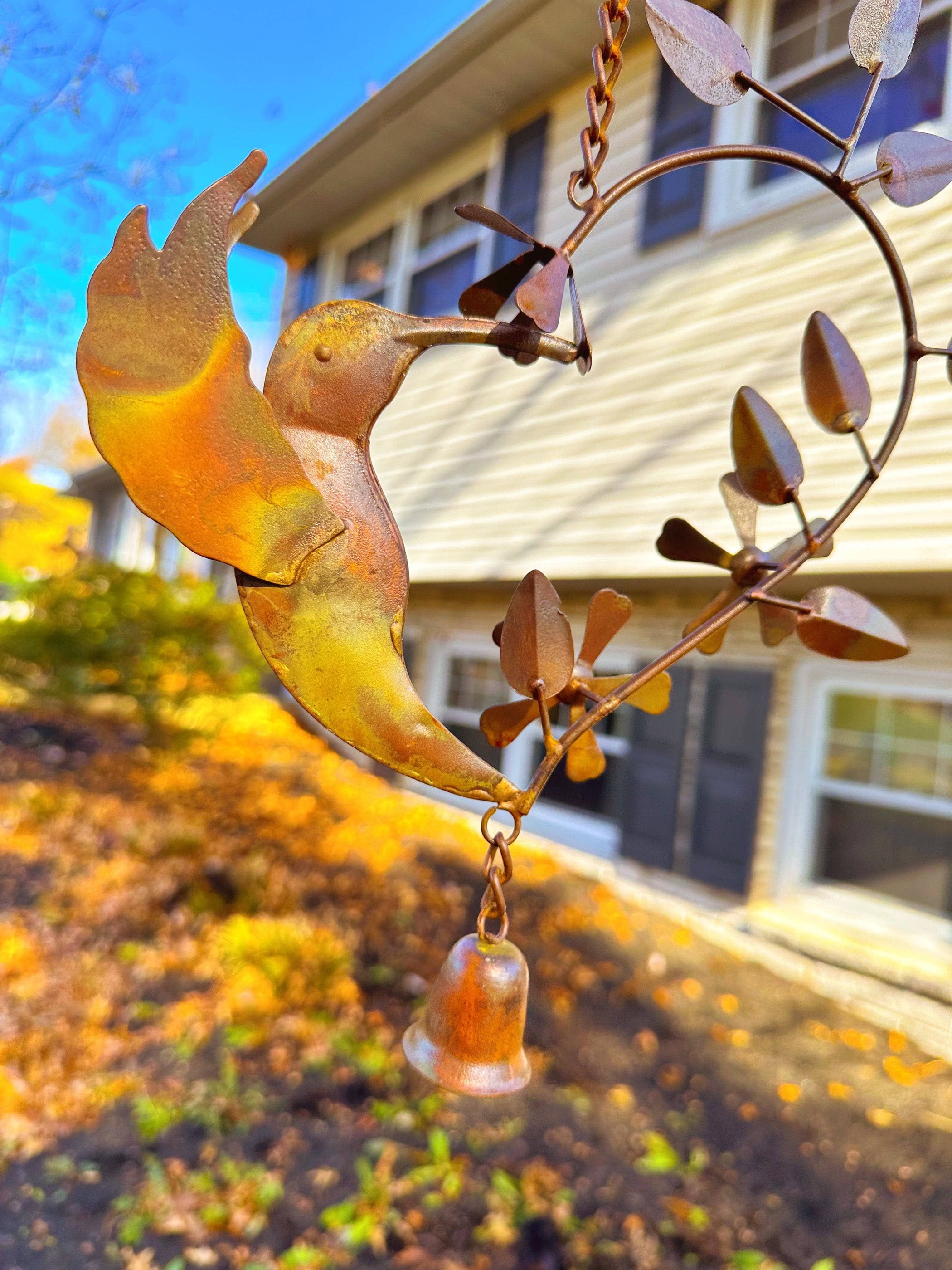 Hummingbird Heart Hanging Ornament
