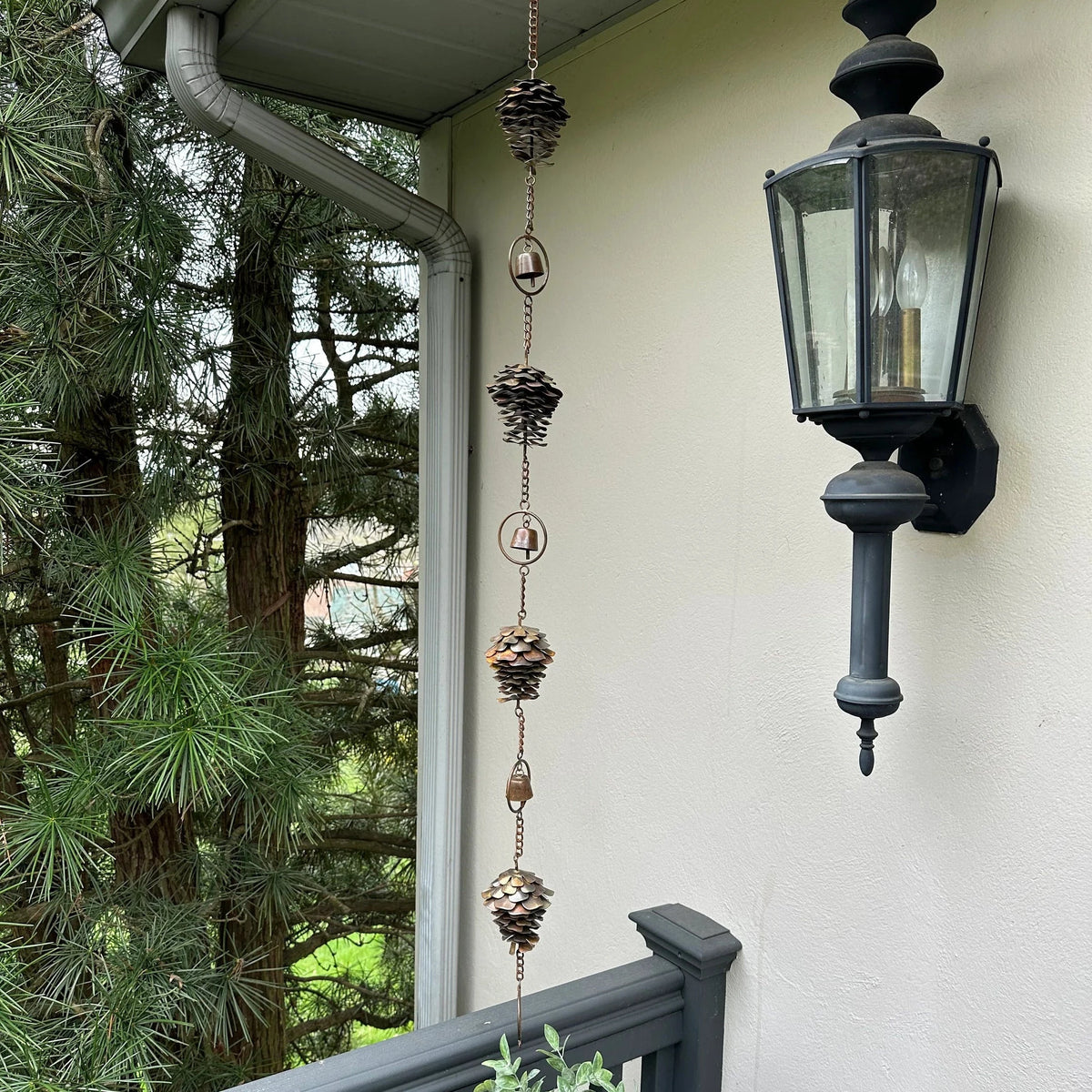 Rain Chain - Pine Cone