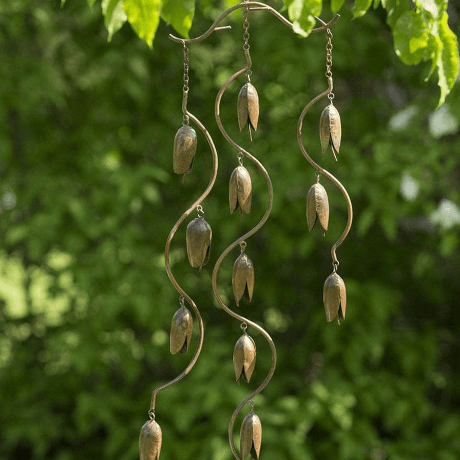 Wind Chime - Triple Bell Spiral