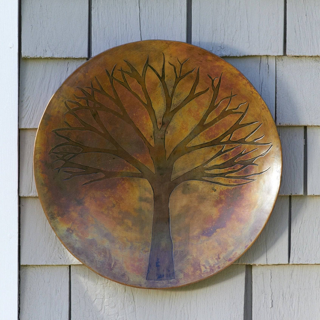 24" Flamed Tree Wall Disc – Happy Gardens