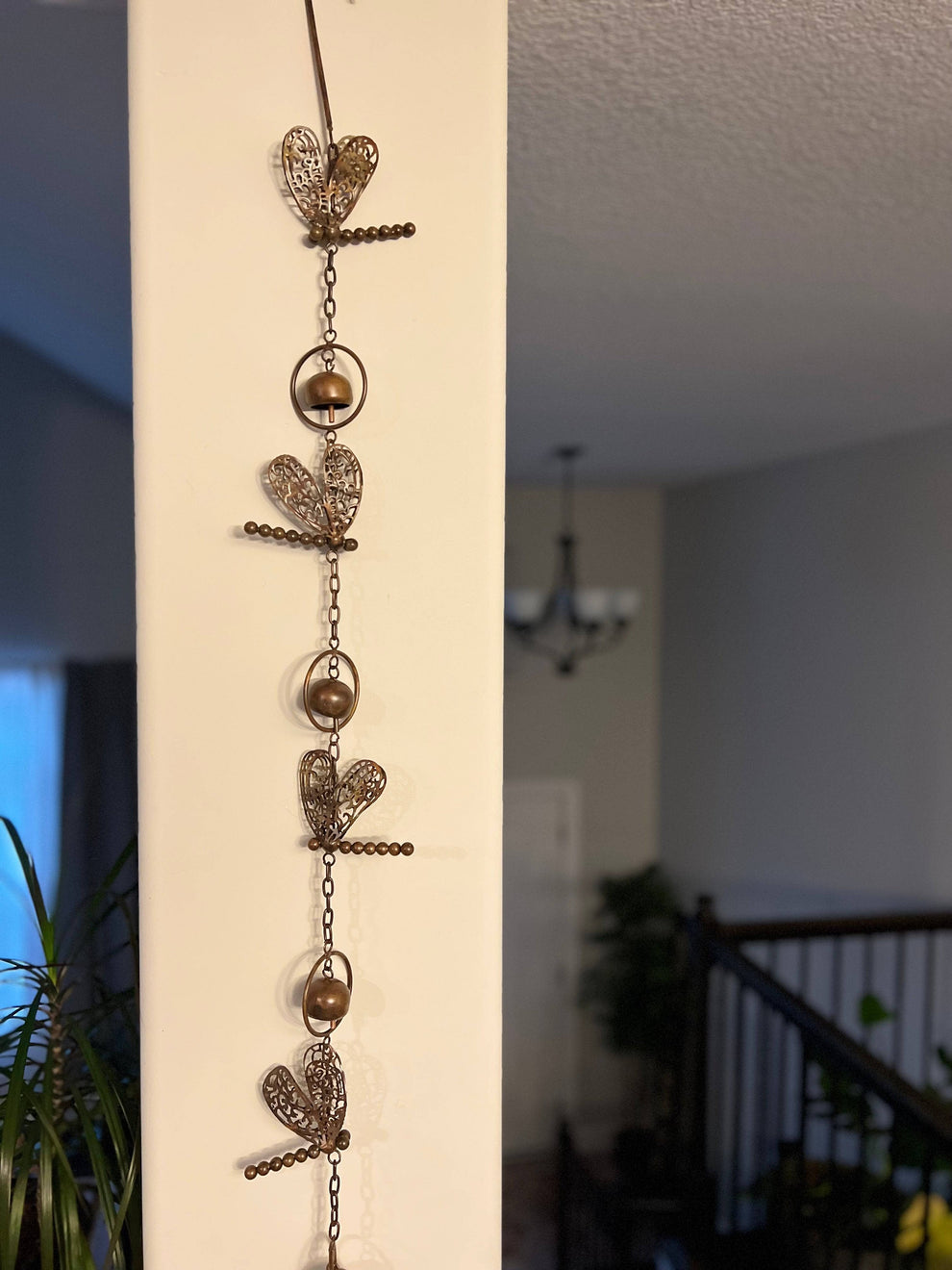 Hanging Dragonfly With Bells Ornament – Happy Gardens
