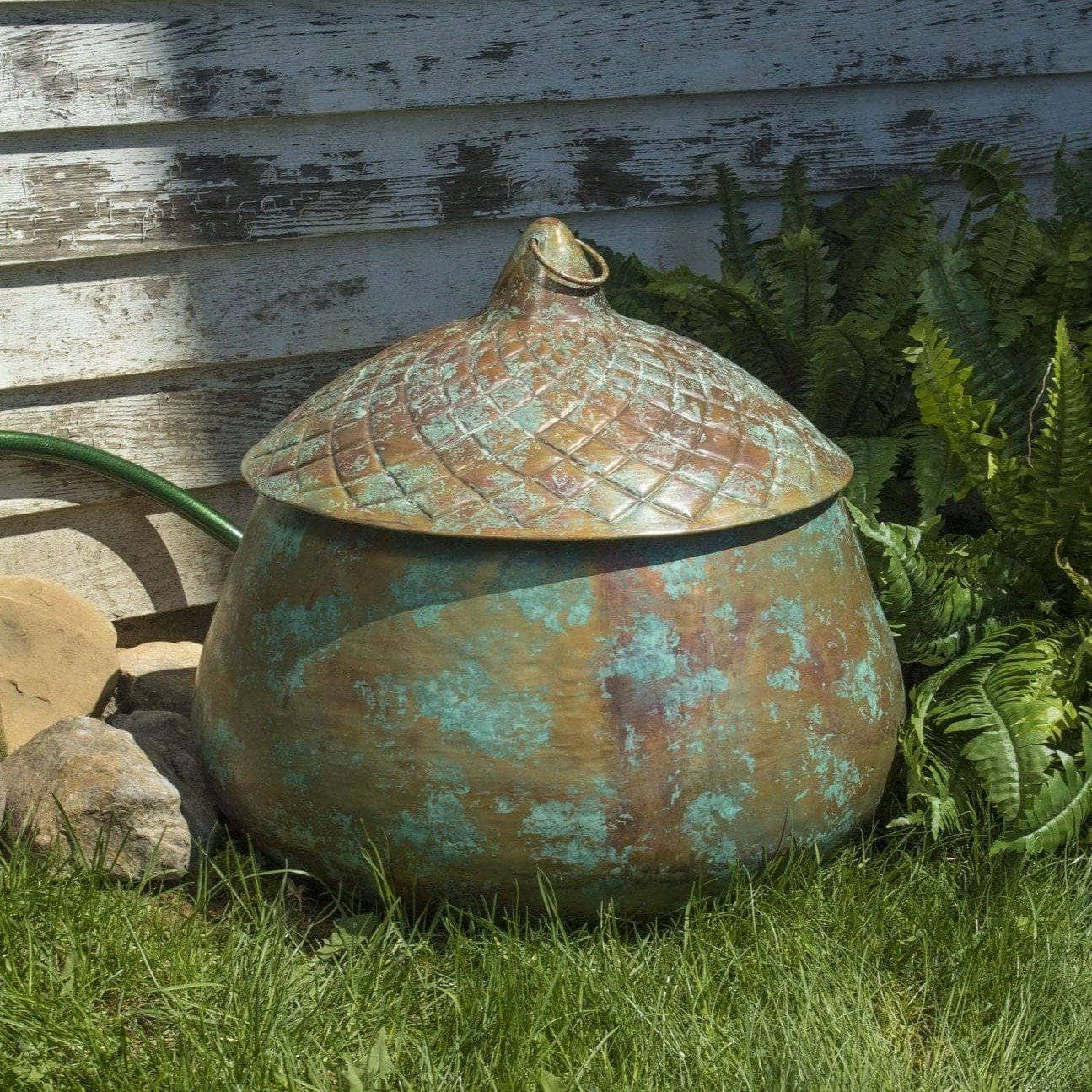 Garden Hose Pot - Acorn