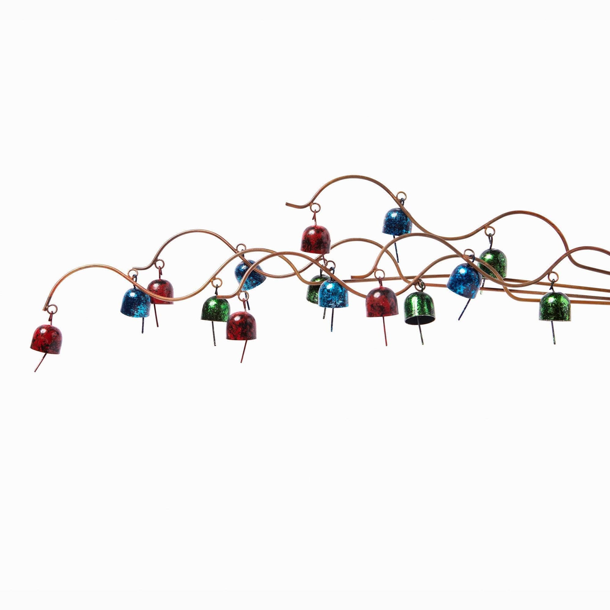 Garden Stake - Bell Spiral Multicolor