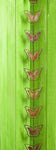 Flamed Butterfly Rain Chain