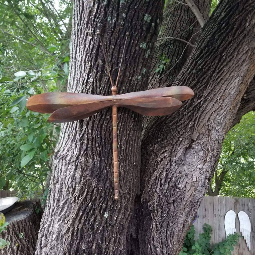 Hanging Dragonfly Yard & Garden Ornament