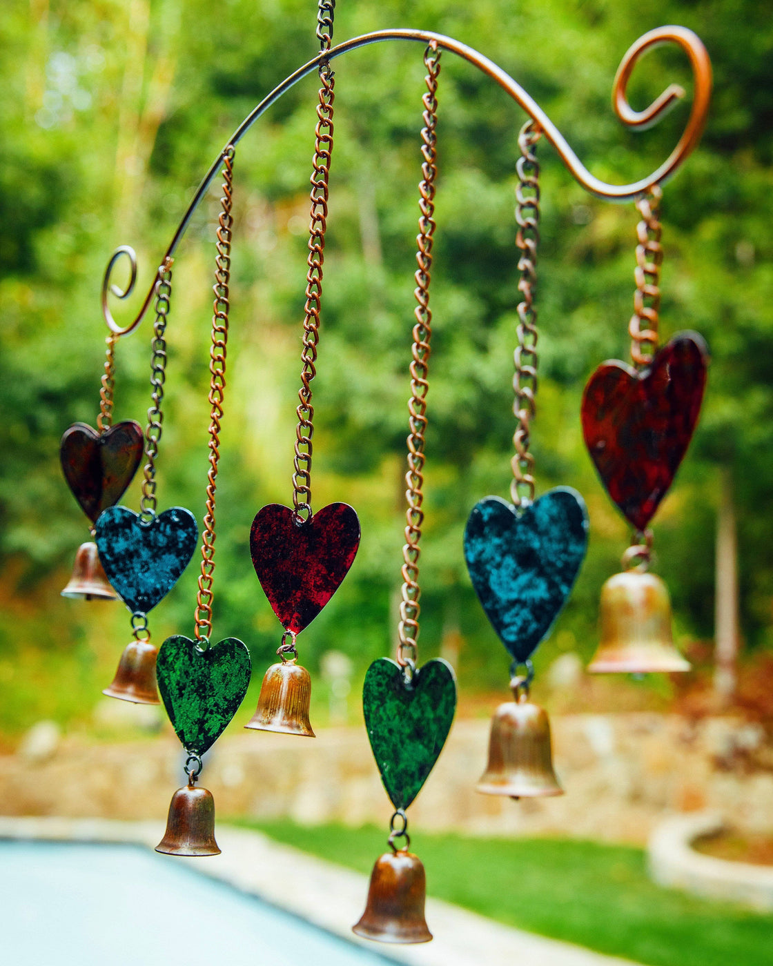 Wind Chime - Hearts Multicolor