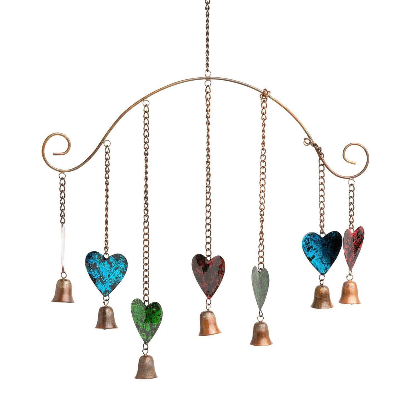 Wind Chime - Hearts Multicolor