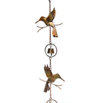 Rain Chain - Hummingbird And Bells