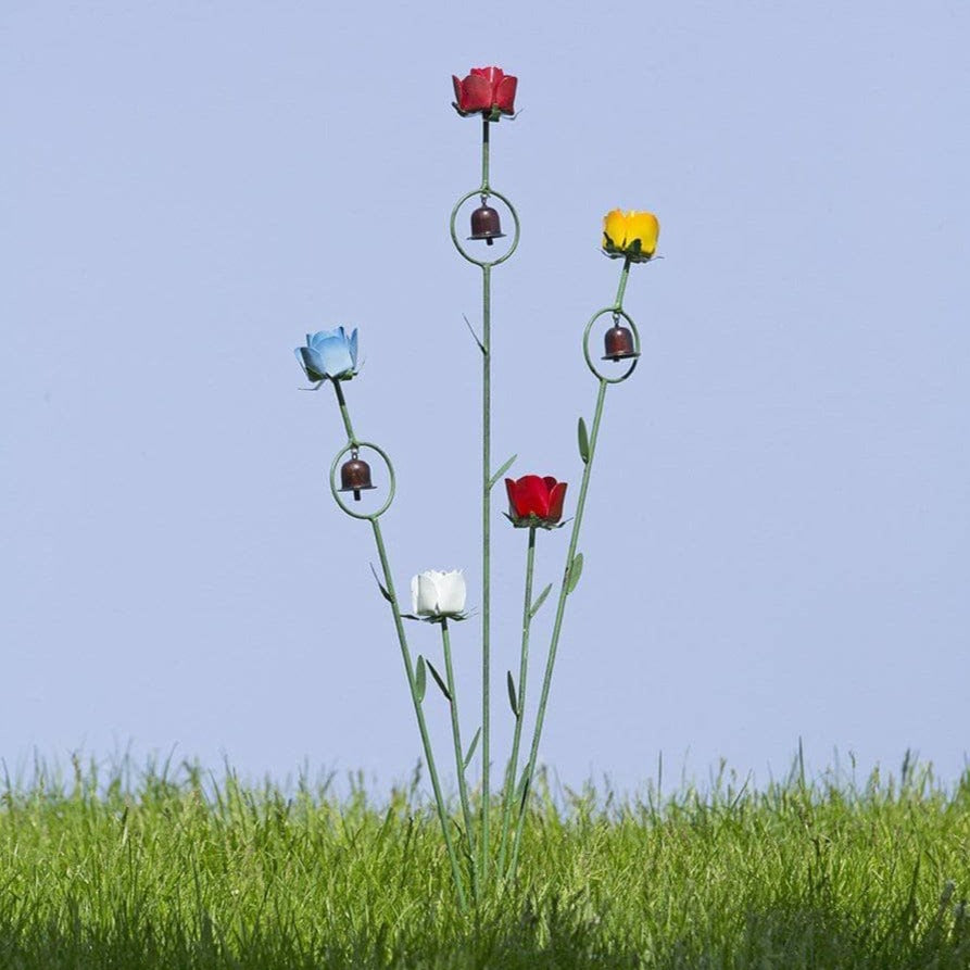 Garden Stake - Roses Multicolor