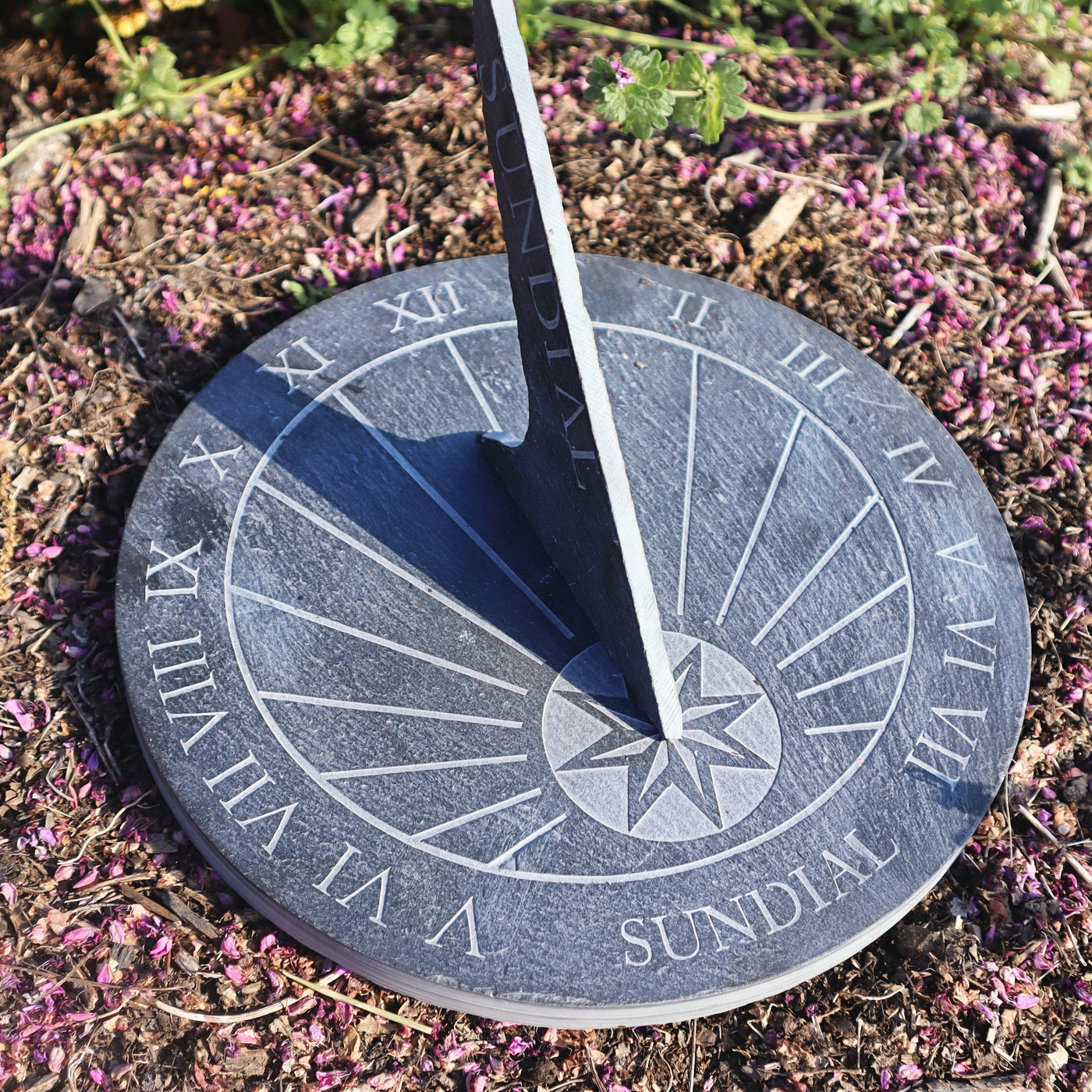 Sundial Made From Slate